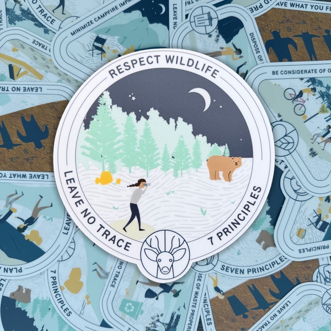 Respect Wildlife Sticker – Leave No Trace Online Store